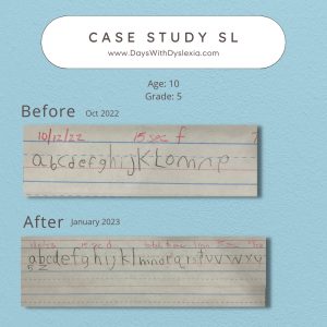 Head-to-Hand Writing Program - Days With Dyslexia